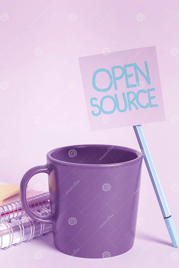 Text Showing Inspiration Open Source. Concept Meaning Contains the Source Code that Can Be ...