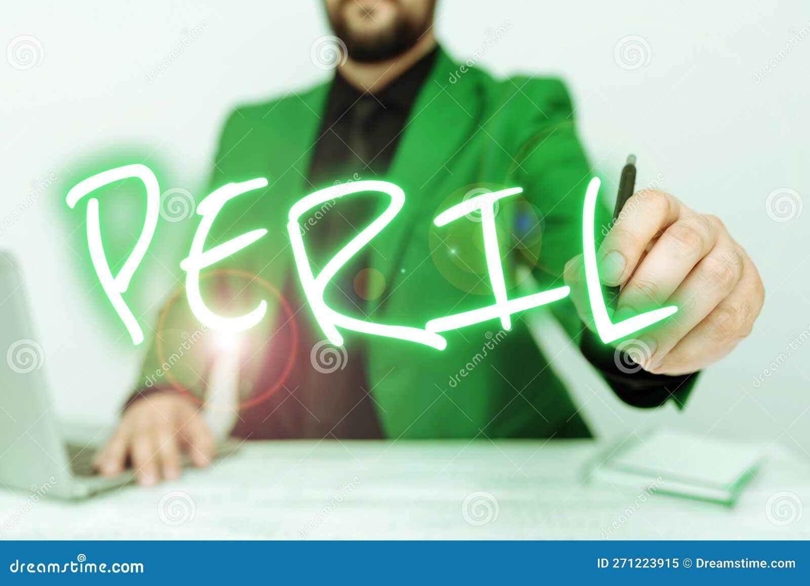 Sign Displaying Peril. Word Written on Indicates Something Extremely ... Sign Displaying Peril. Word Written on Indicates Something Extremely ...