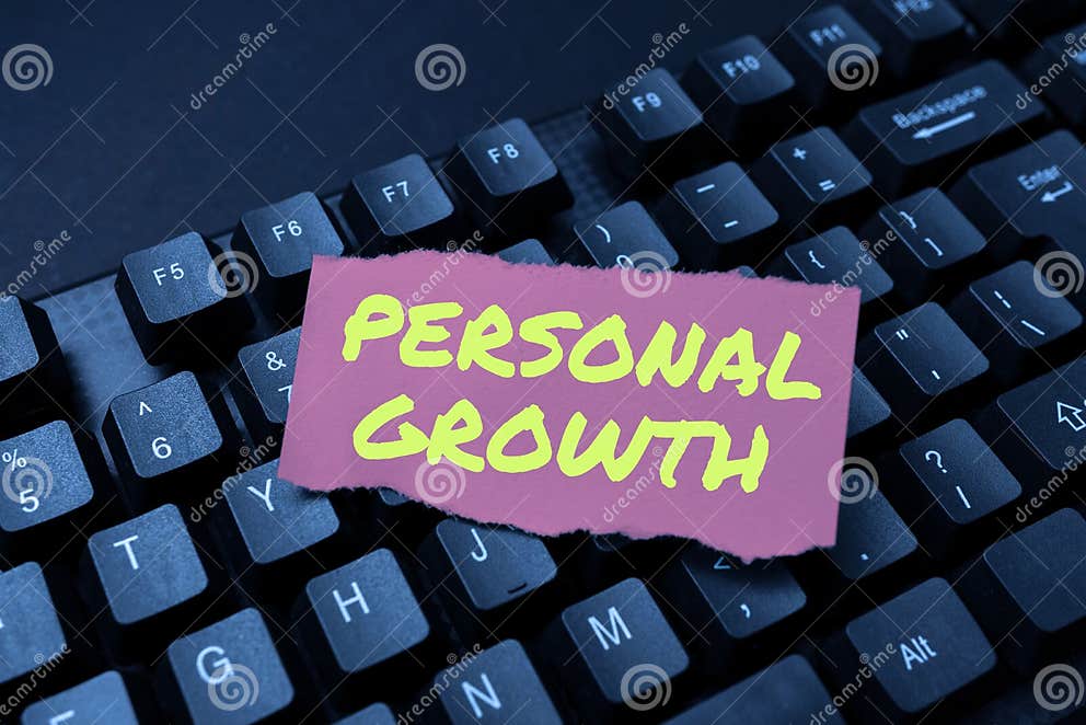 Sign Displaying Personal Growth. Word for Improve Develop Your Skills ...