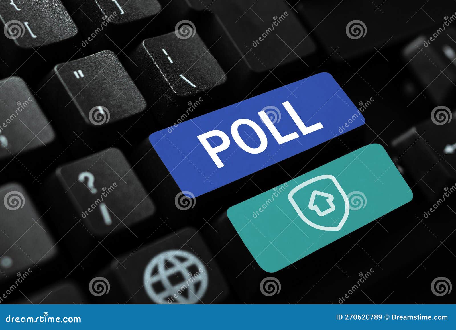 Handwriting Text Poll. Business Approach Record of the Number of Votes ...