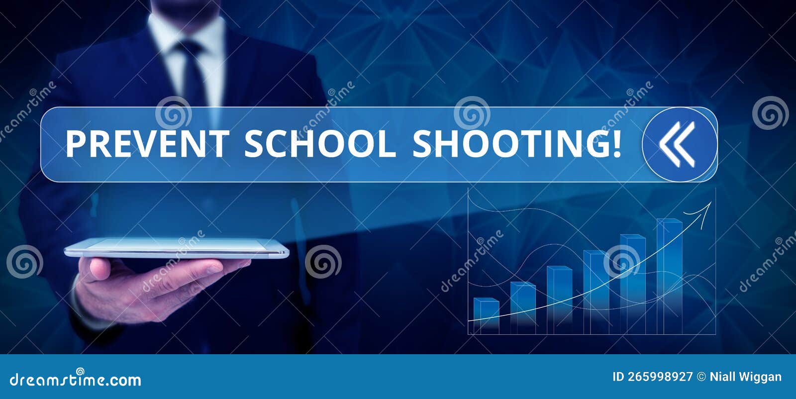 Hand Writing Sign Prevent School Shooting. Business Idea Actions ...