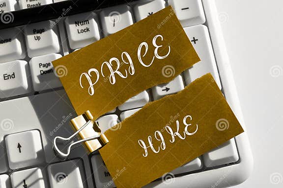 Sign Displaying Price Hike. Business Overview Sum of Values that ... Sign Displaying Price Hike. Business Overview Sum of Values that ...