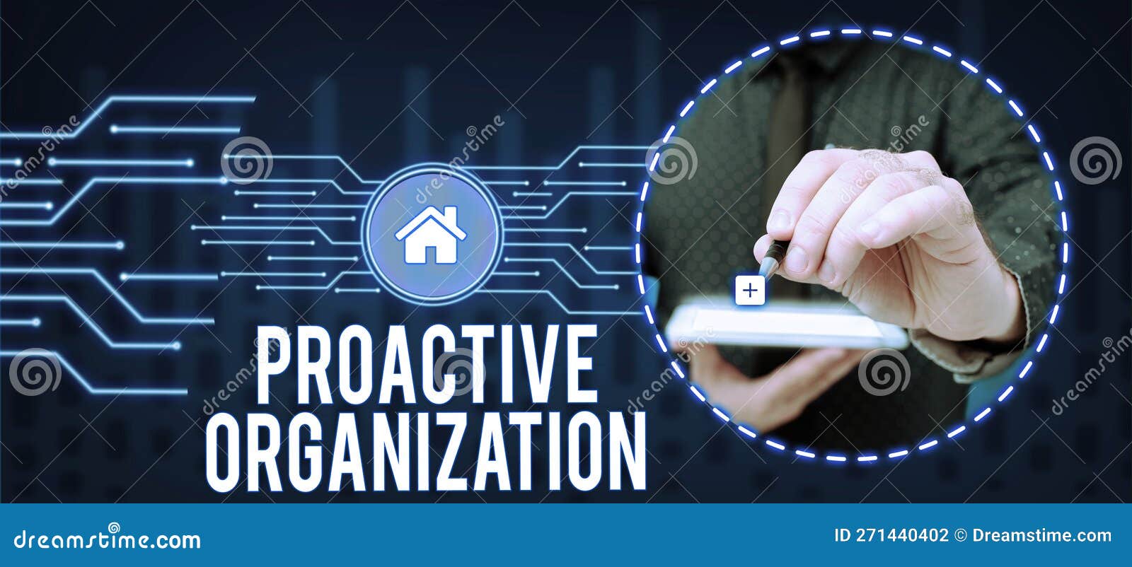 Proactive Organization On The Golden Metallic Gears. 3D. Stock Photo ...