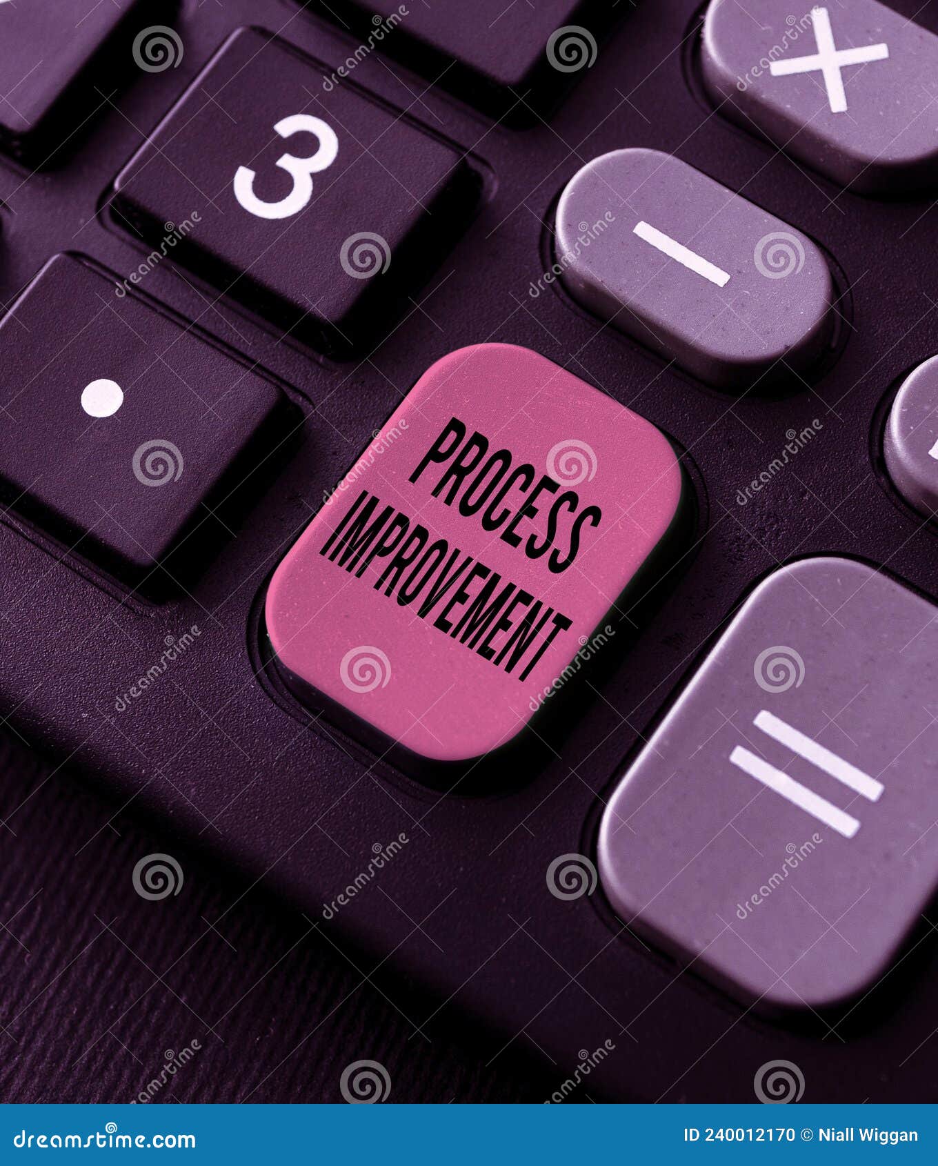 Sign Displaying Process Improvement. Conceptual Photo Task of ...