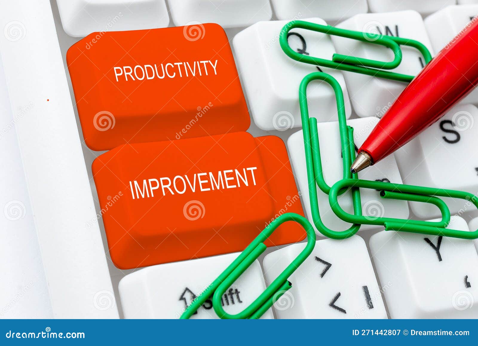 Sign Displaying Productivity Improvement. Concept Meaning Hacking ...