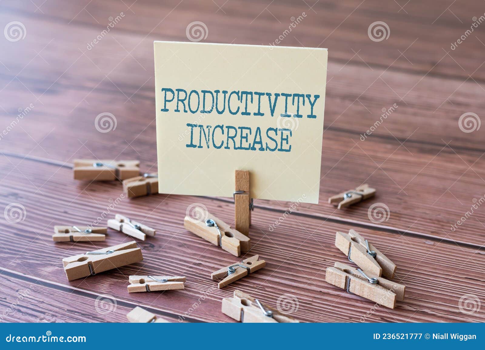 Sign Displaying Productivity Increase. Business Overview Get More ...