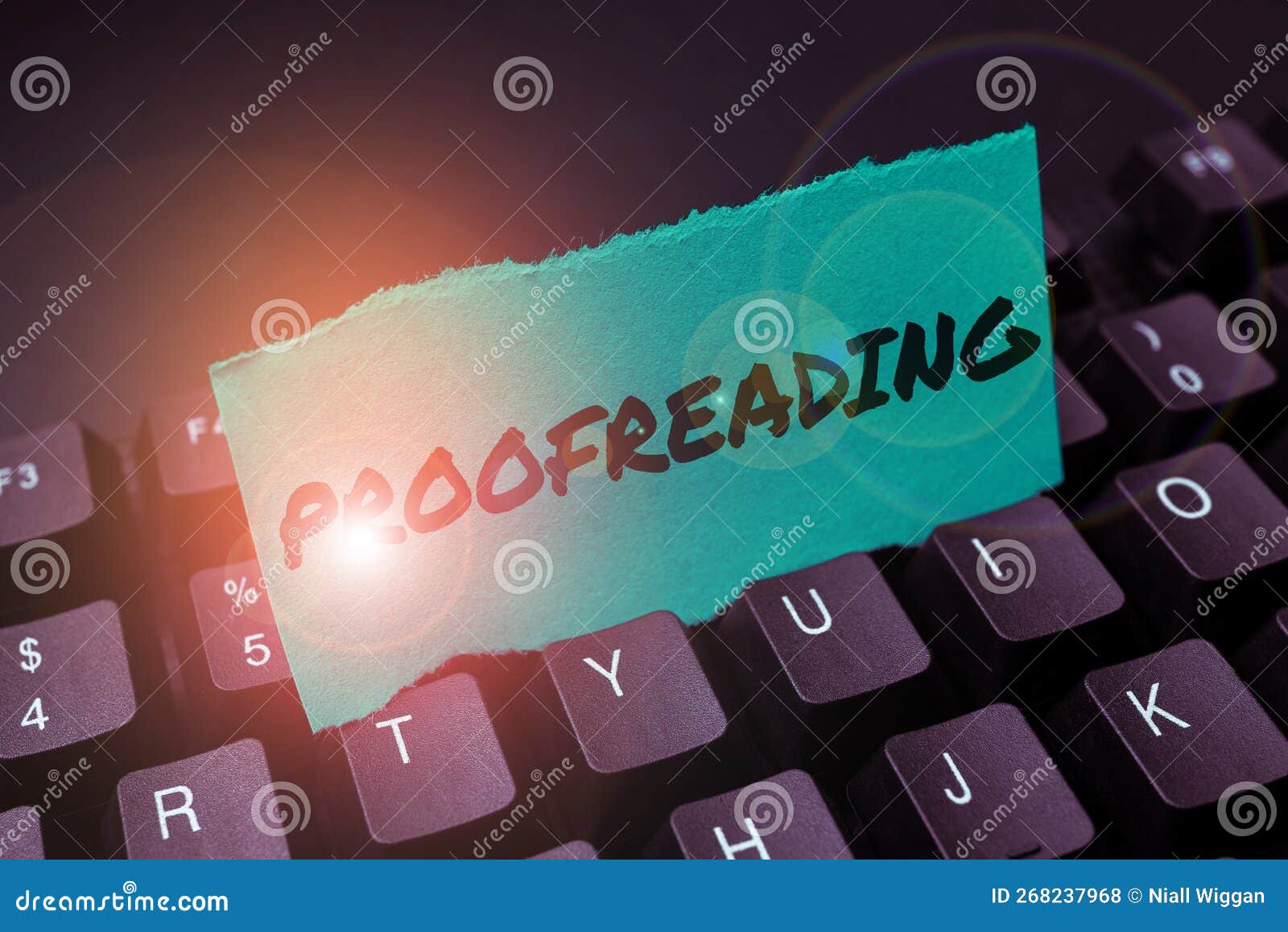 Sign Displaying Proofreading. Word for Act of Reading and Marking ...