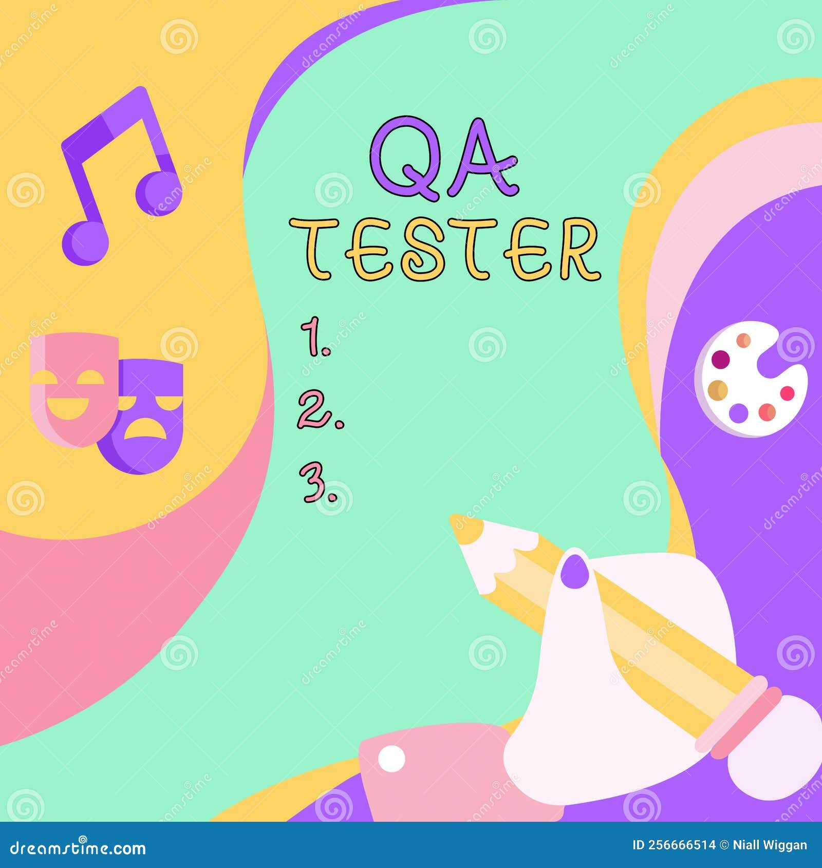 Sign Displaying Qa Tester Business Idea Quality Assurance Of An On Going Project Before