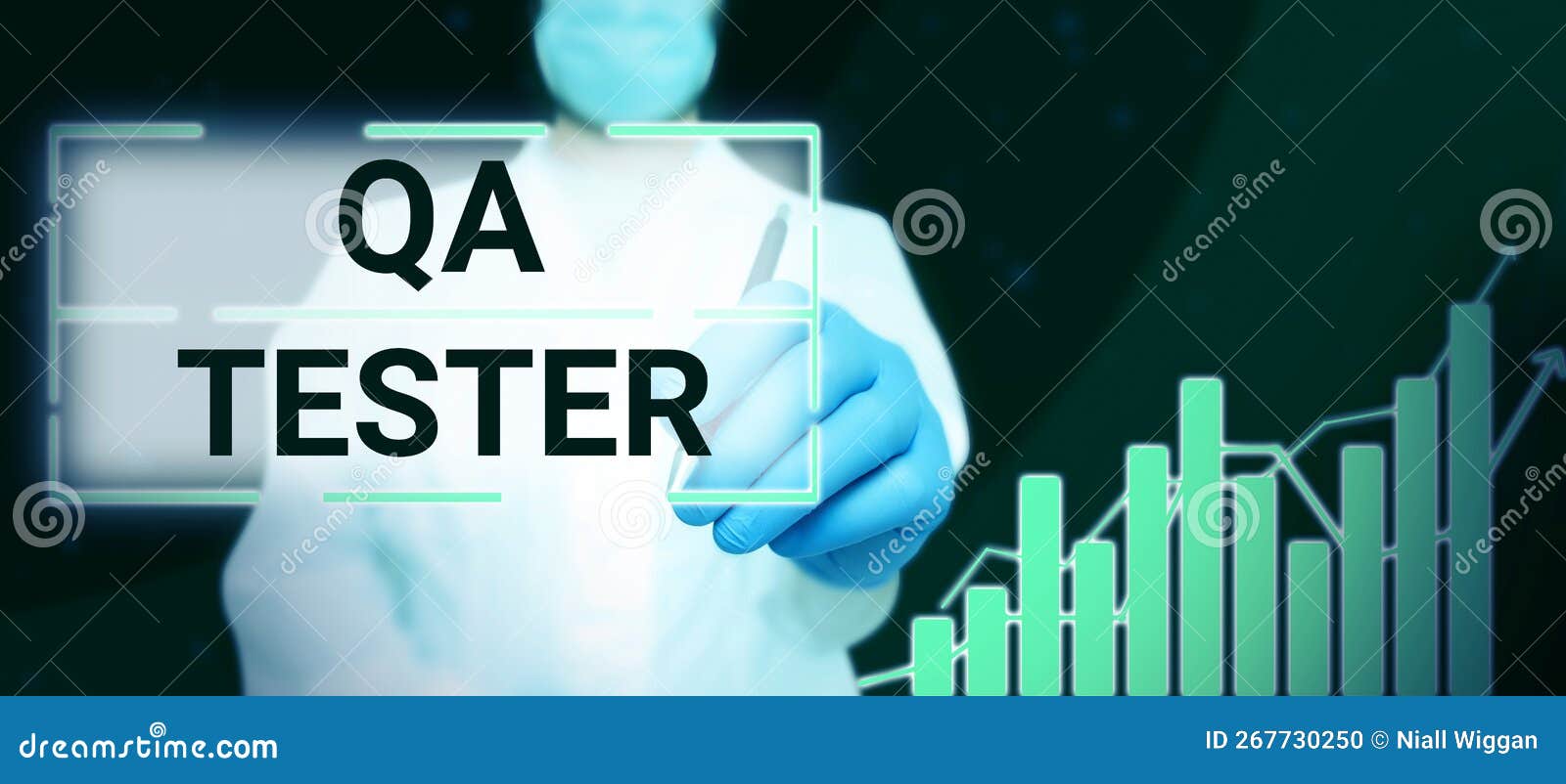 Sign Displaying Qa Tester Business Overview Quality Assurance Of An On