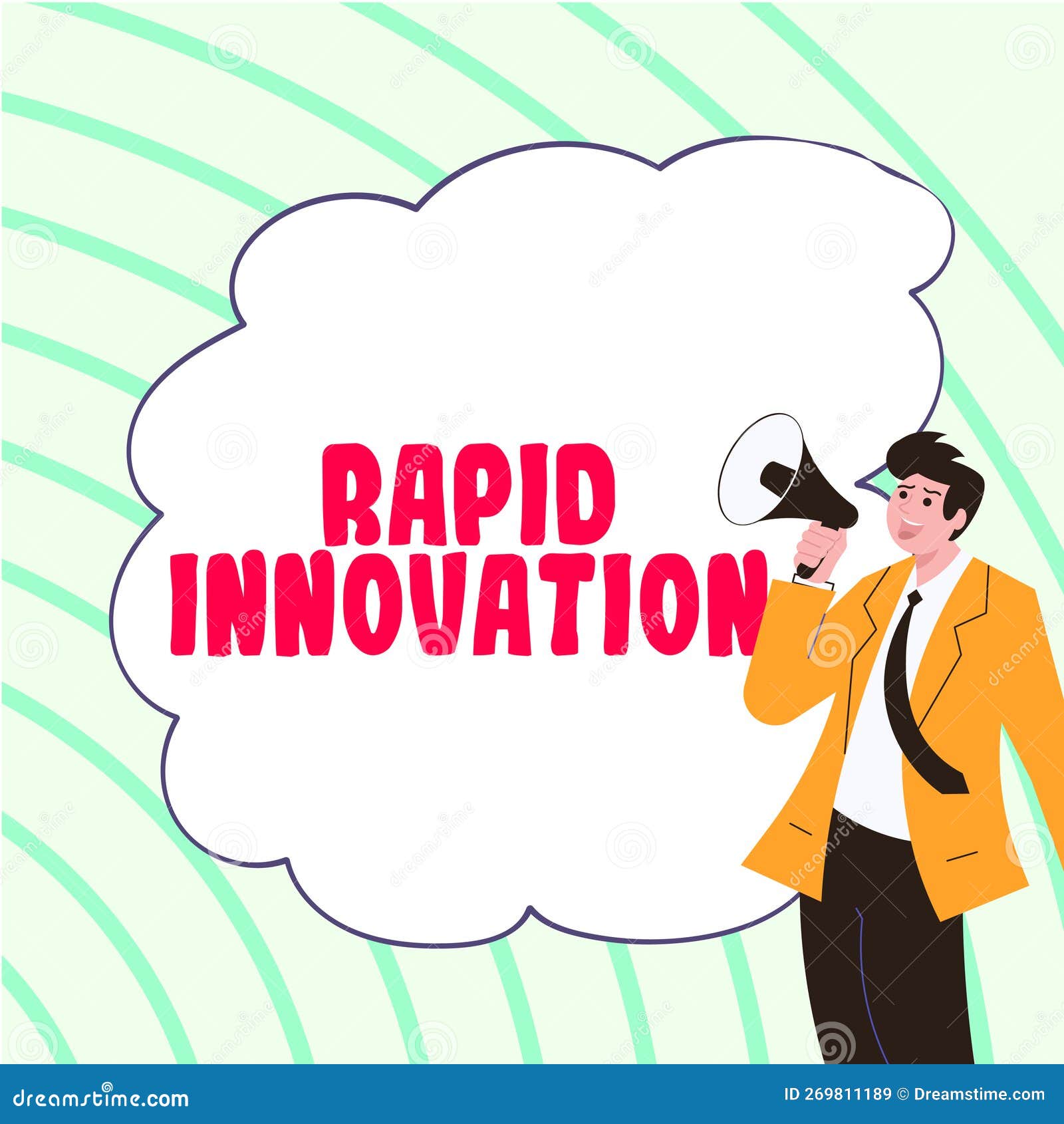 Sign Displaying Rapid Innovation. Concept Meaning Characteristic of a ...