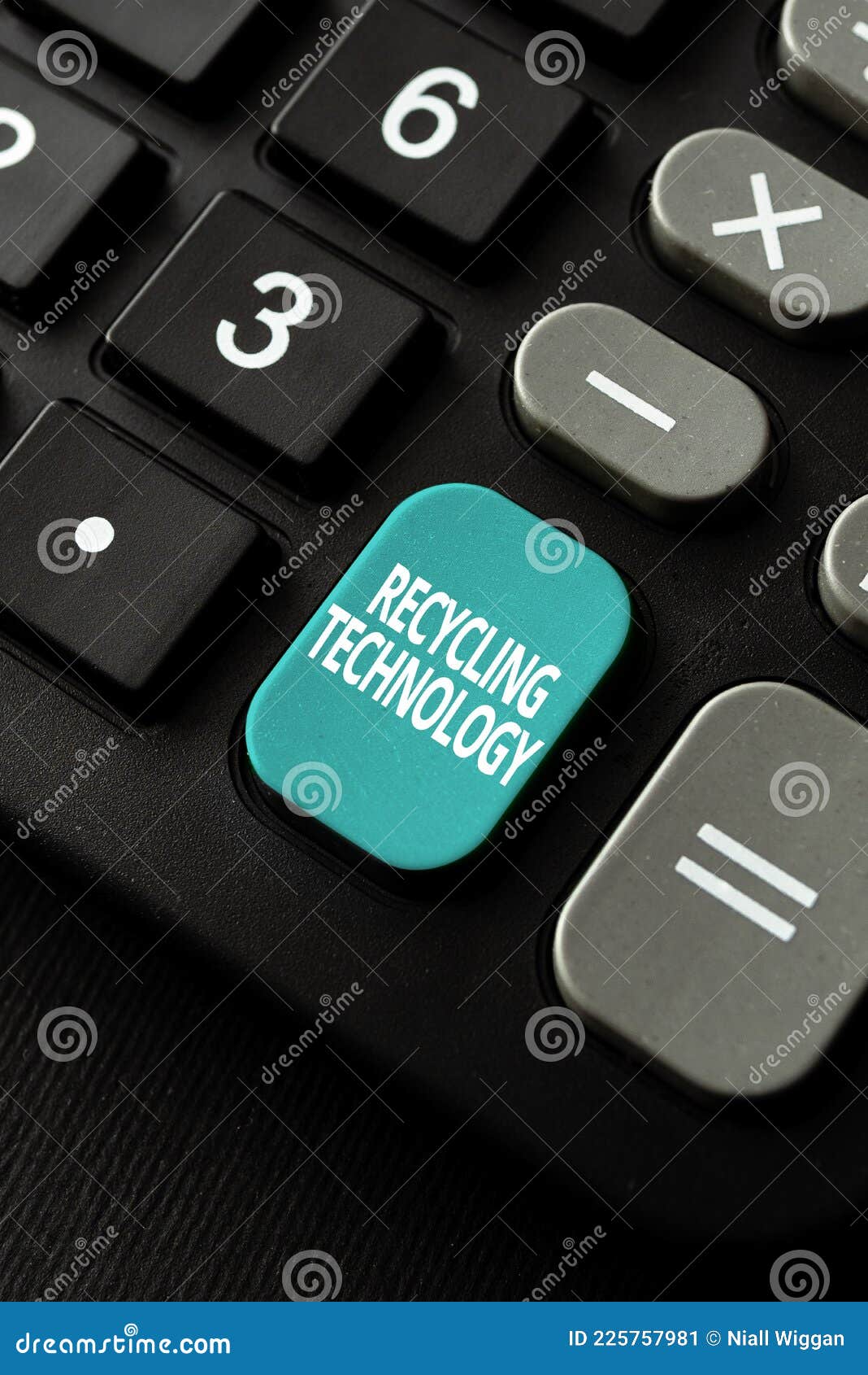 Sign Displaying Recycling Technology. Business Approach the Methods for ...