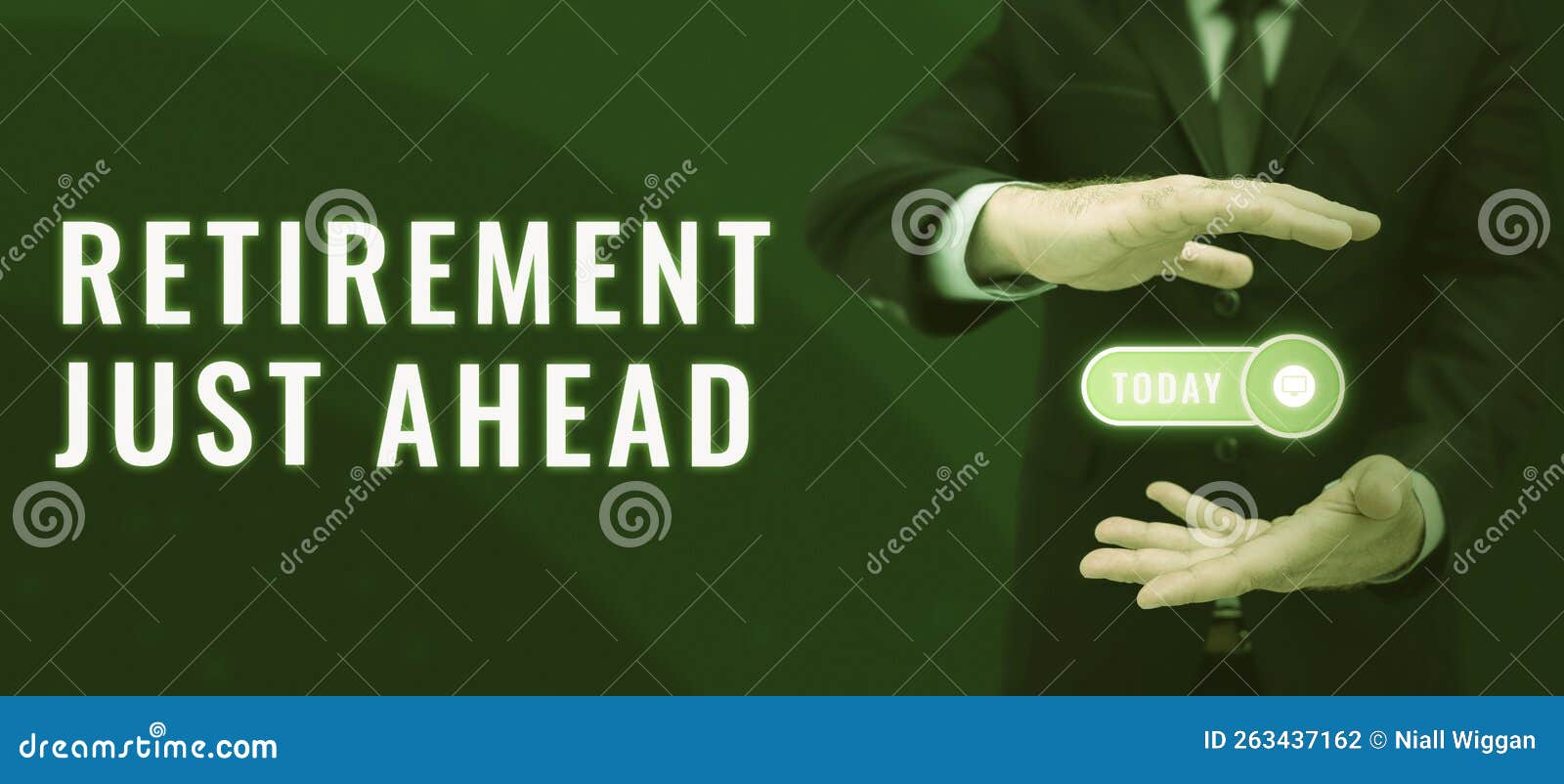 Sign Displaying Retirement Just Ahead. Business Showcase Fact of ... Sign Displaying Retirement Just Ahead. Business Showcase Fact of ...