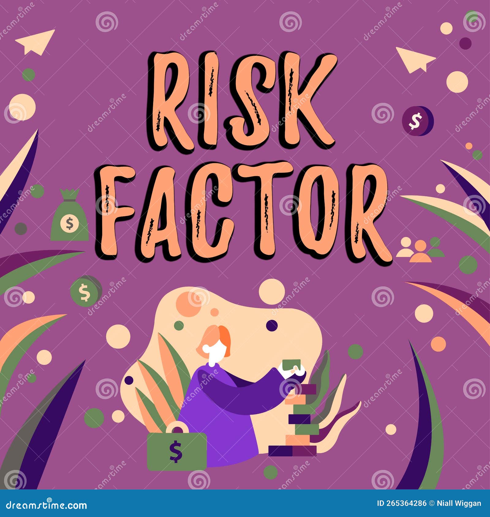 Text Caption Presenting Risk Factor. Business Idea Something that Rises ...
