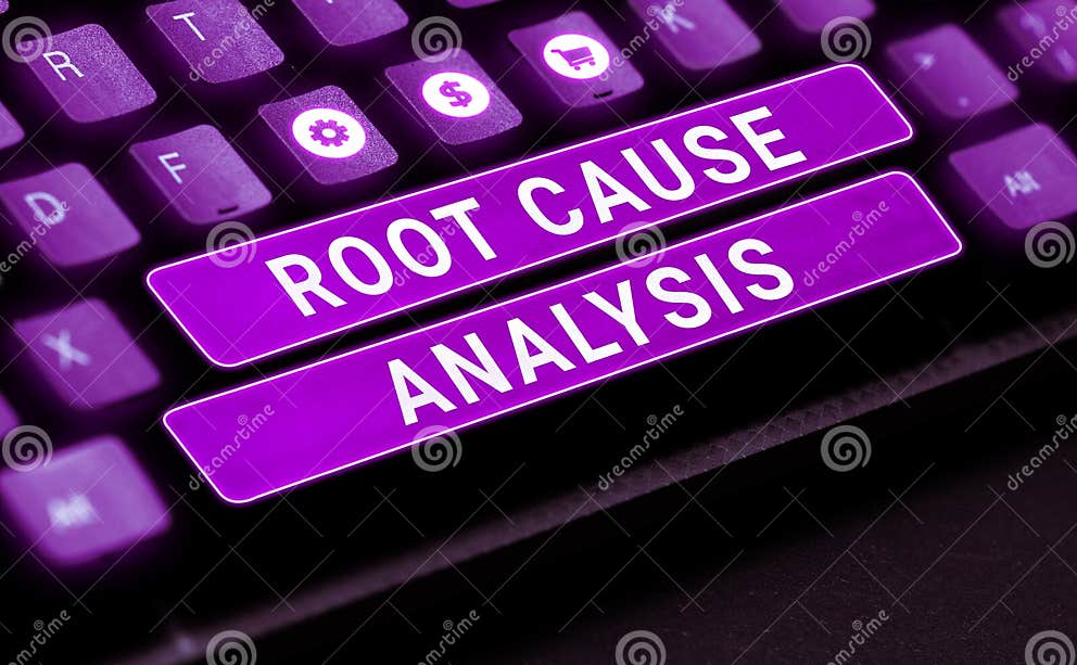 Sign Displaying Root Cause Analysis. Business Approach Method of ...