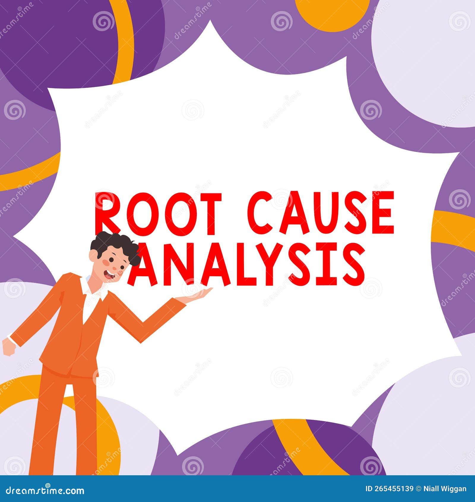 Sign Displaying Root Cause Analysis. Concept Meaning Method of Problem ...