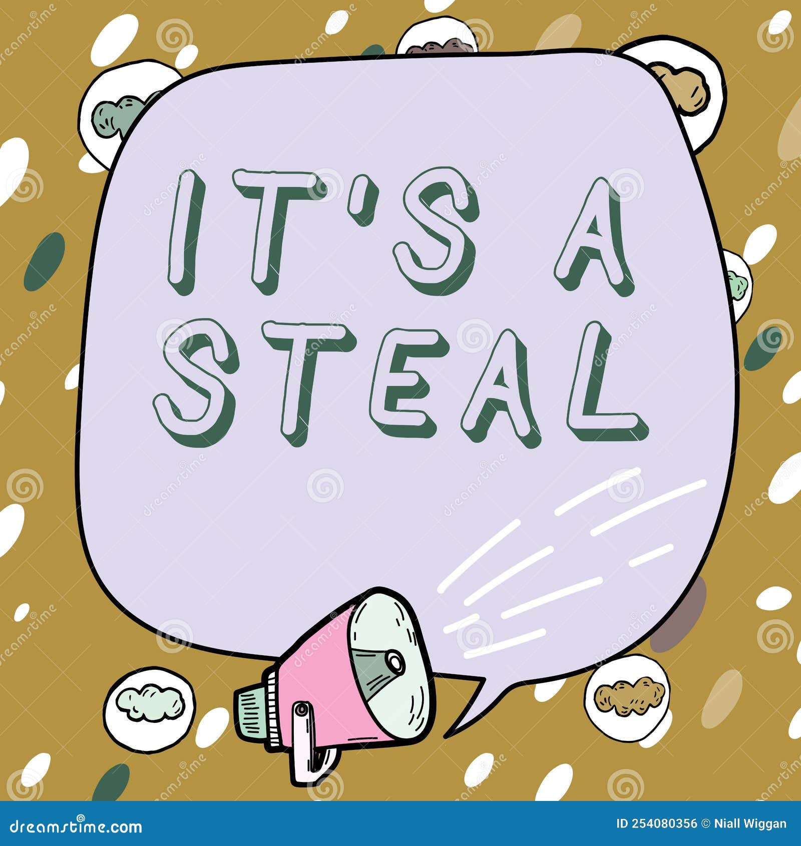 Writing Displaying Text it S is a Steal. Business Idea Getting ...