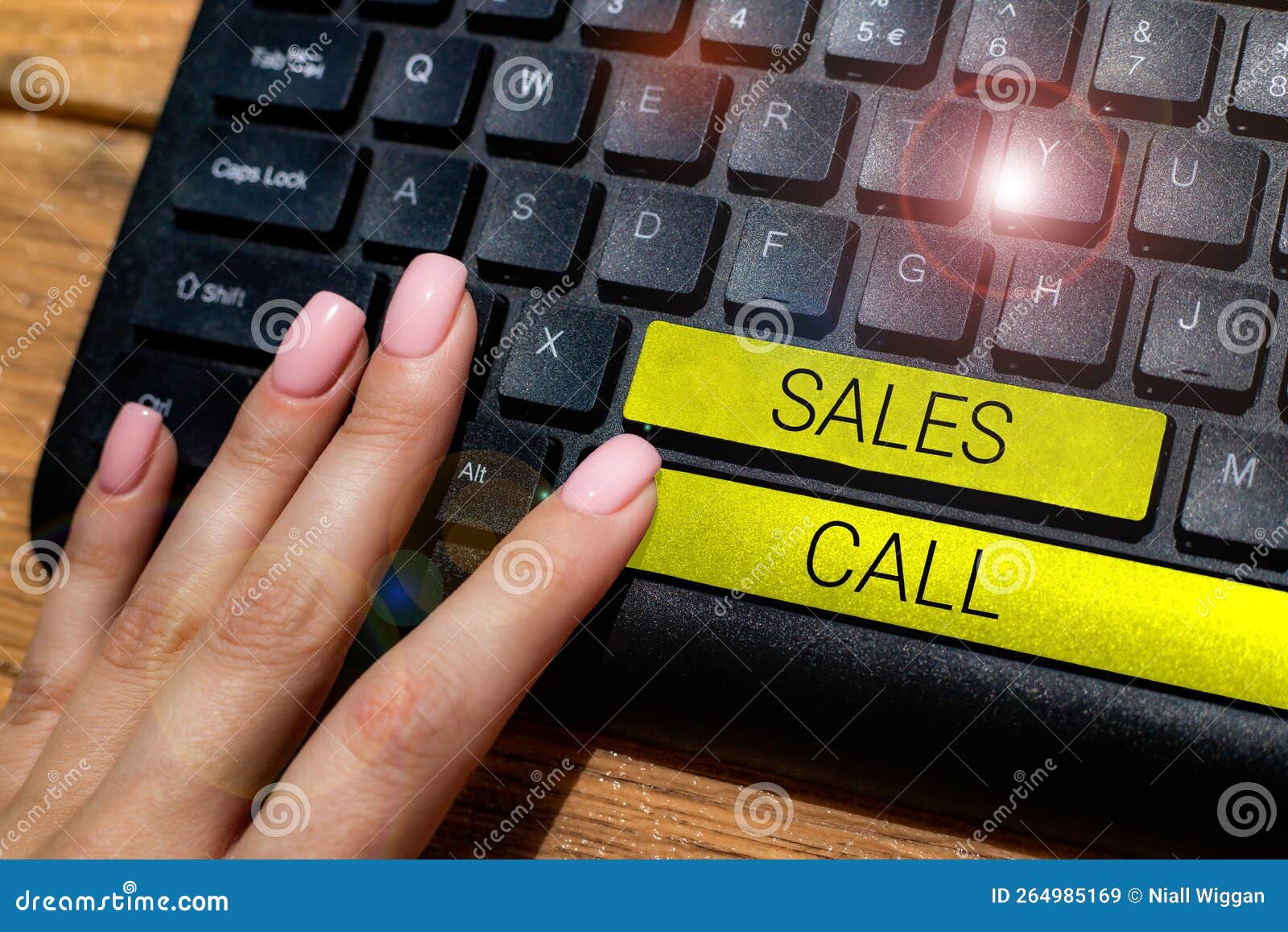 Sign Displaying Sales Call. Internet Concept a Phone Call Made by a ...