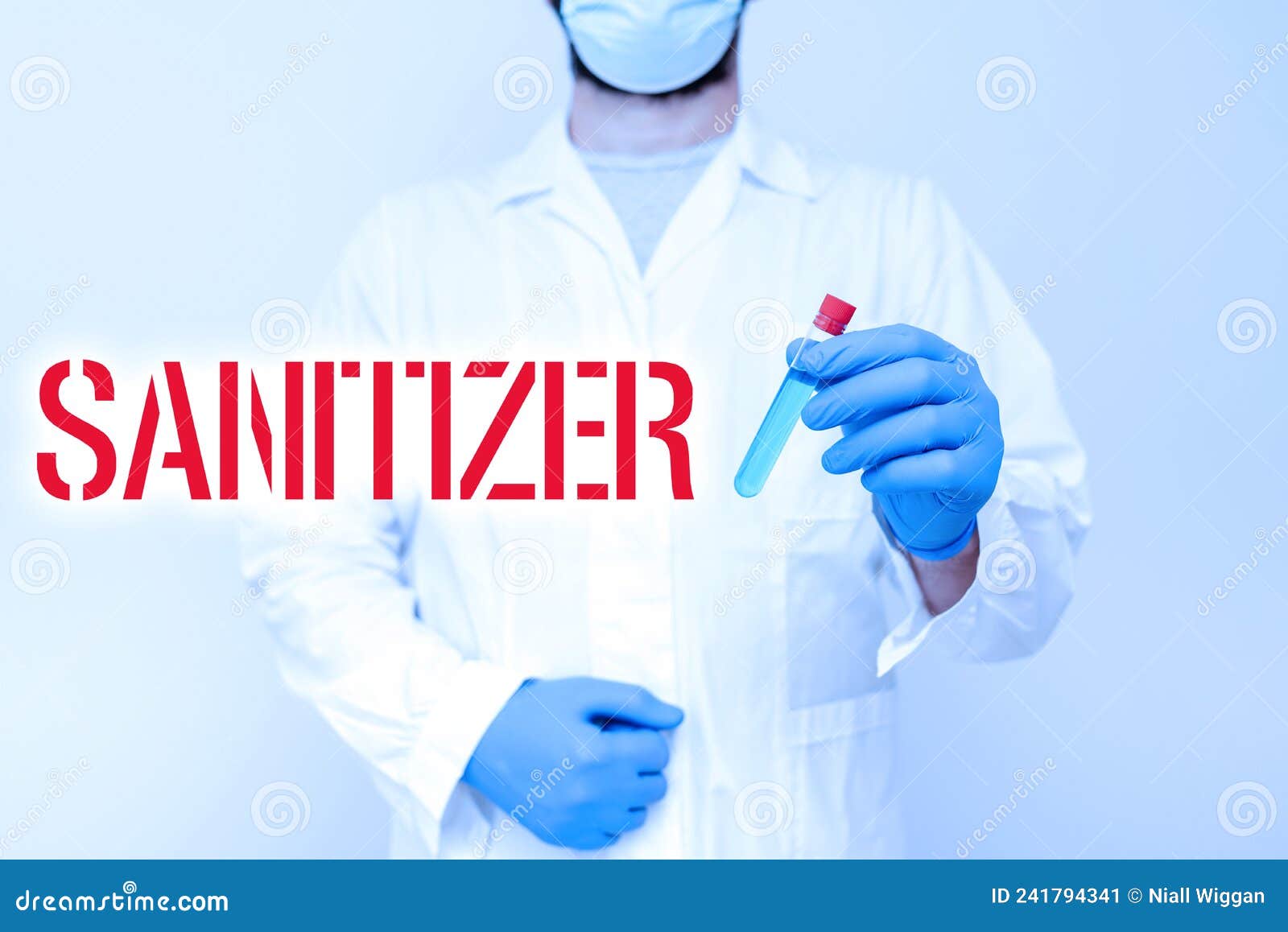 Sign Displaying Sanitizer. Concept Meaning Liquid or Gel Generally Used ...