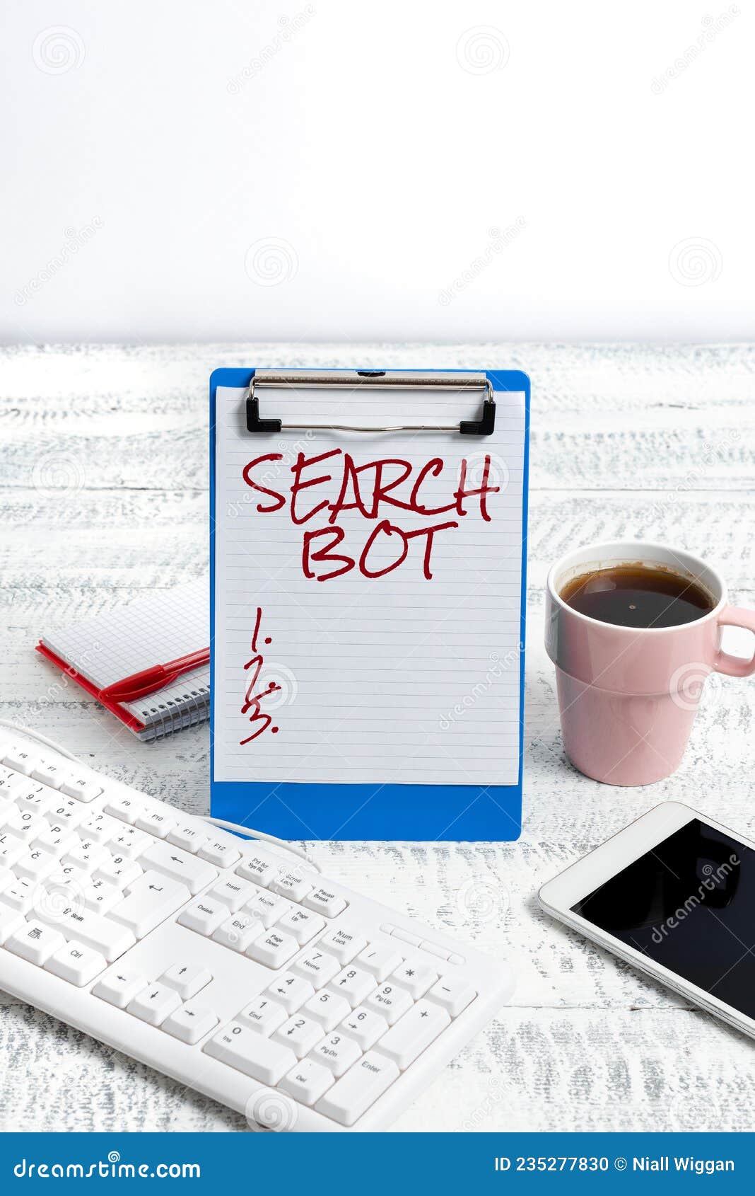 Conceptual Display Search Bot. Business Approach a Program that Runs ...