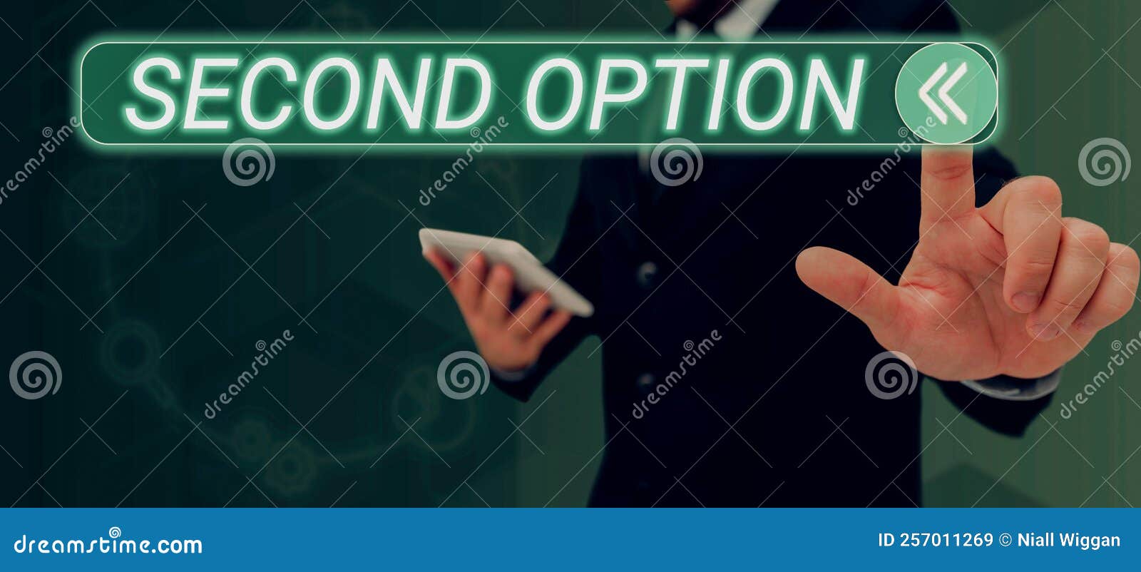 Handwriting Text Second Option. Conceptual Photo Next Fiddle Not a ...