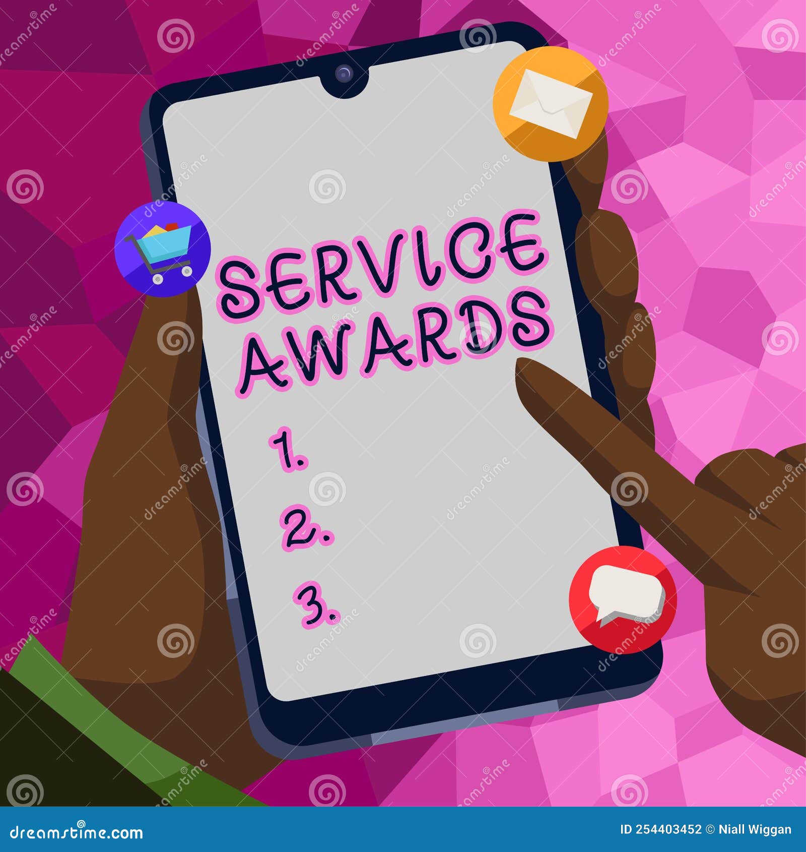 Sign Displaying Service AwardsRecognizing an Employee for His or Her ...
