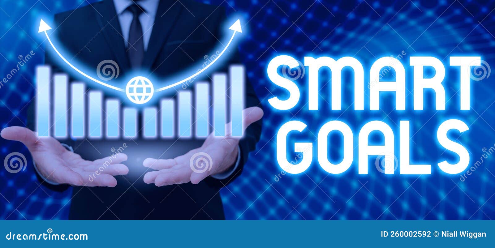 Sign Displaying Smart Goals. Internet Concept Mnemonic Used As a Basis ...