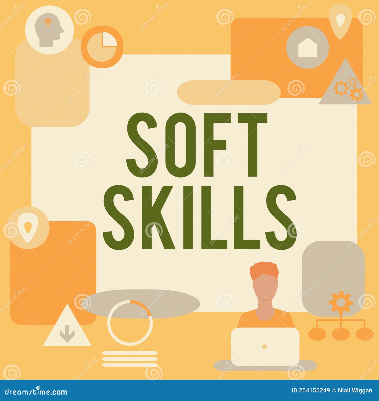 Conceptual Caption Soft Skills. Business Approach Personal Attribute ...