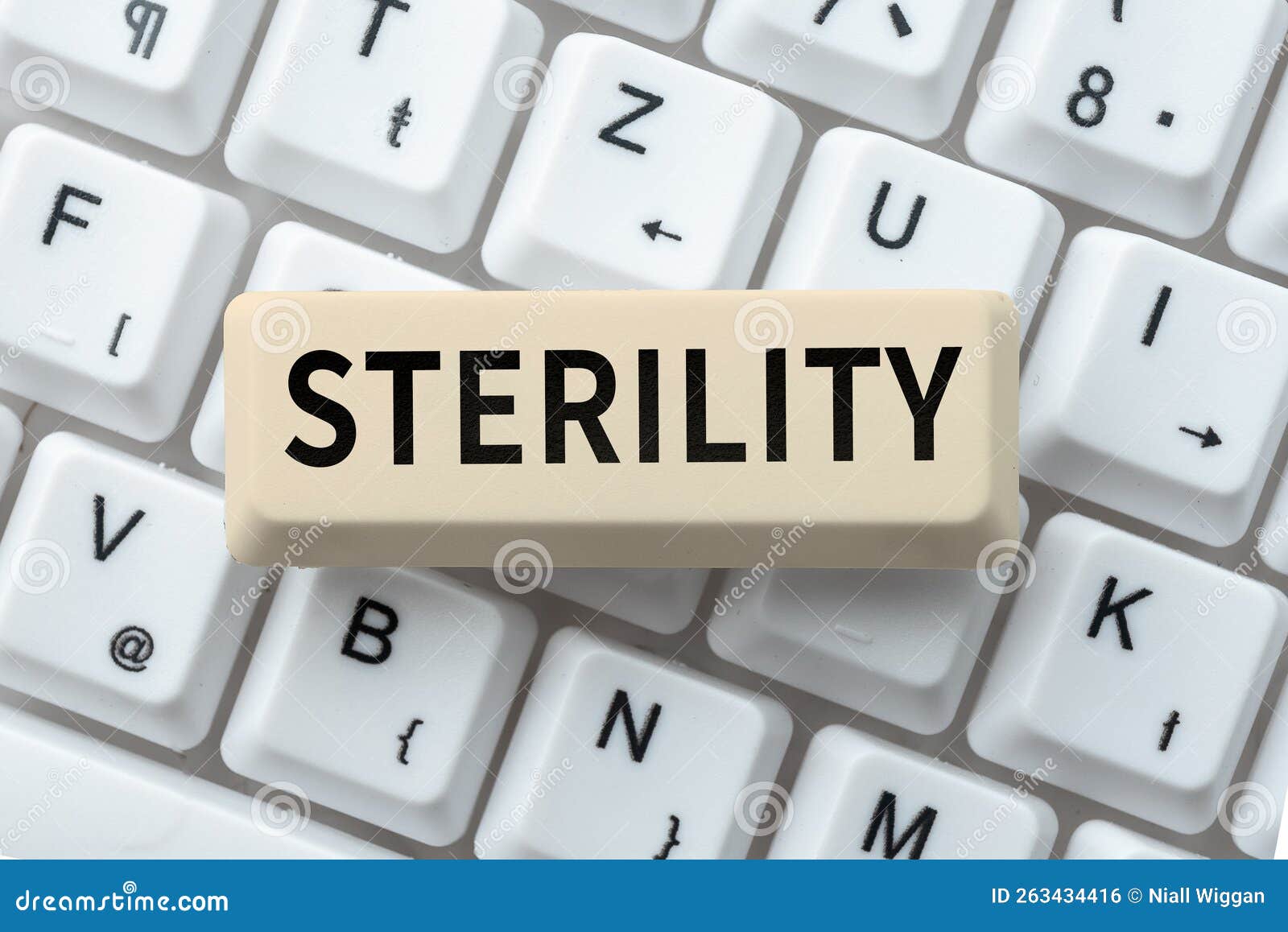 Sign Displaying Sterility. Business Idea a Condition of Being Free from ...