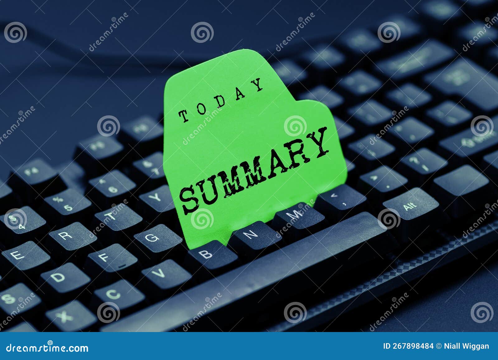 Sign Displaying Summary. Business Approach Brief Statement Abstract ...