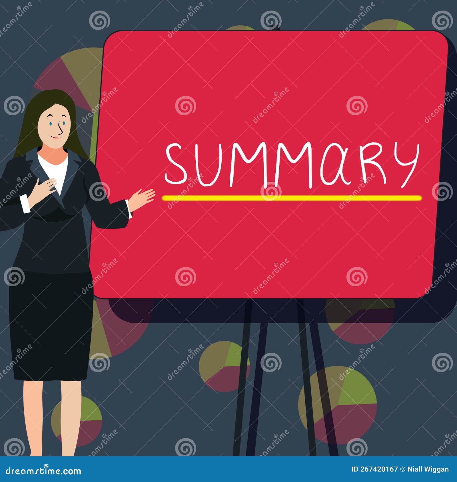 Sign Displaying Summary. Conceptual Photo Brief Statement Abstract ...