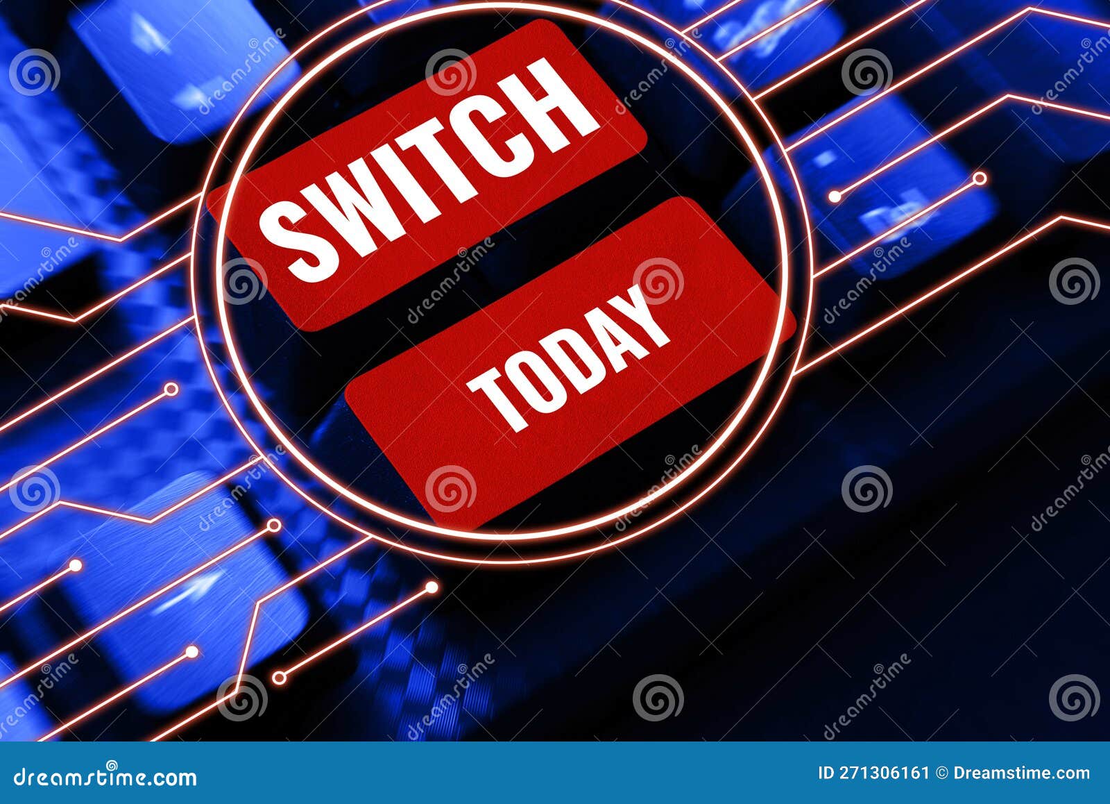 Hand Writing Sign Switch. Business Showcase Device for Making and ...