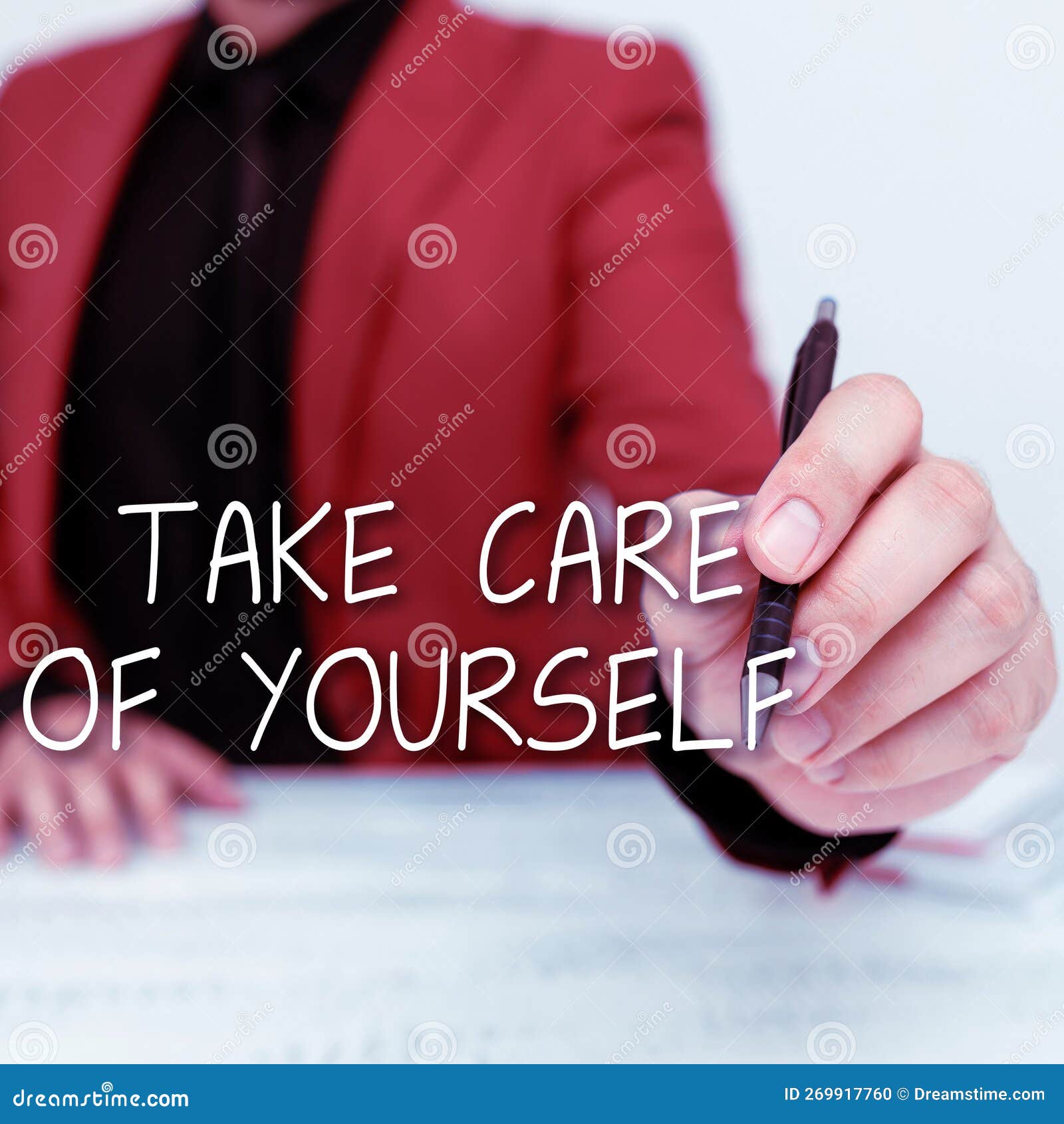 Conceptual Caption Take Care of Yourself. Business Concept a Polite Way ... Conceptual Caption Take Care of Yourself. Business Concept a Polite Way ...