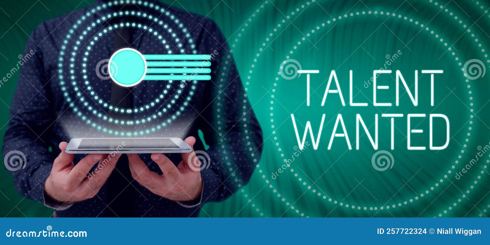 Sign Displaying Talent Wanted. Word Written on Method of Identifying ...