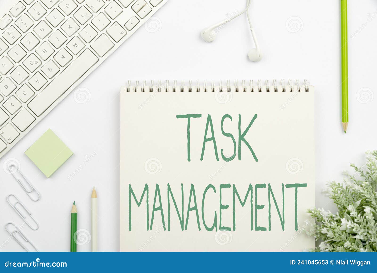 Text Caption Presenting Task Management. Concept Meaning the Process of ...