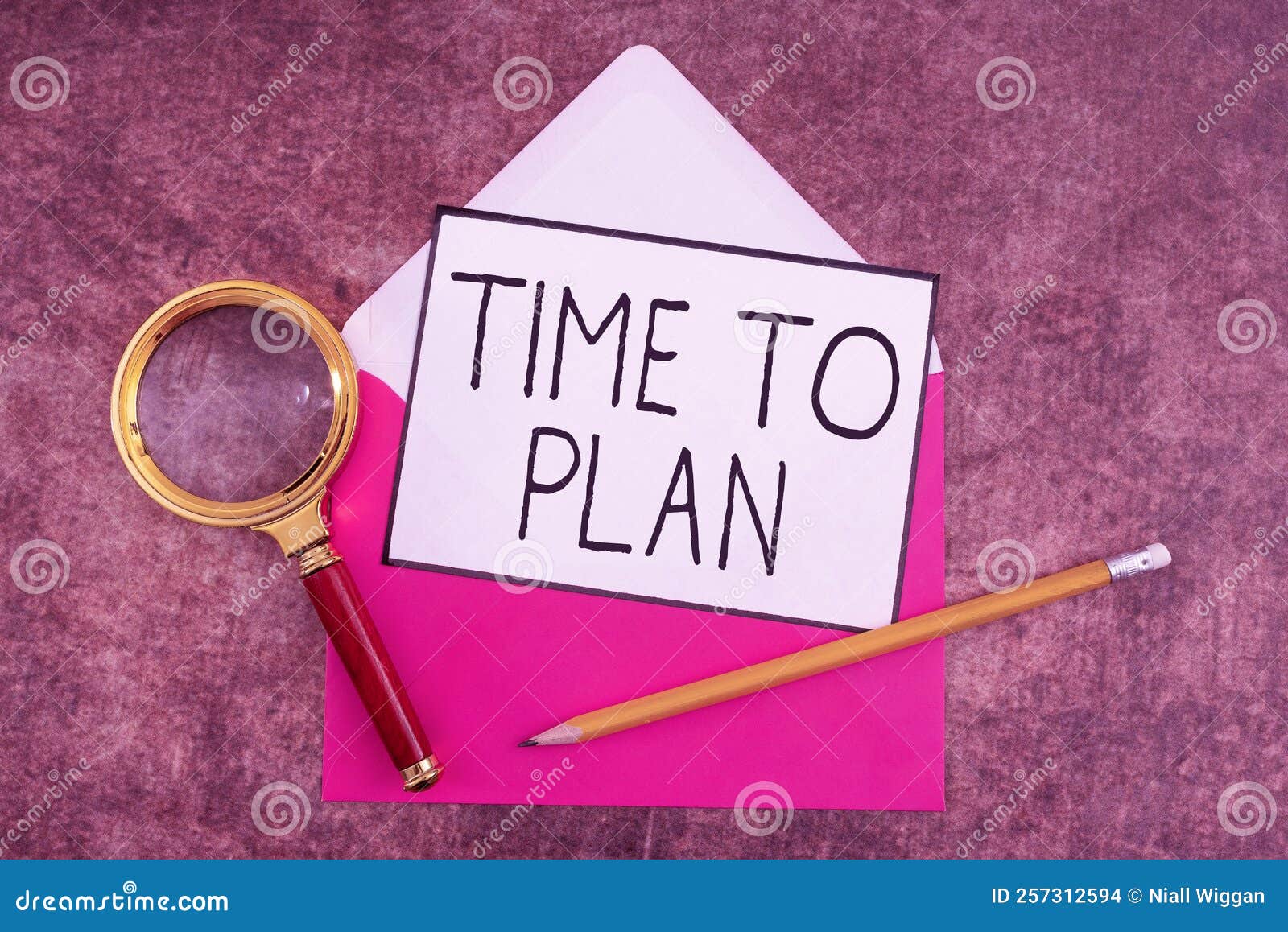 Sign Displaying Time To Plan. Business Showcase Preparation of Things ...