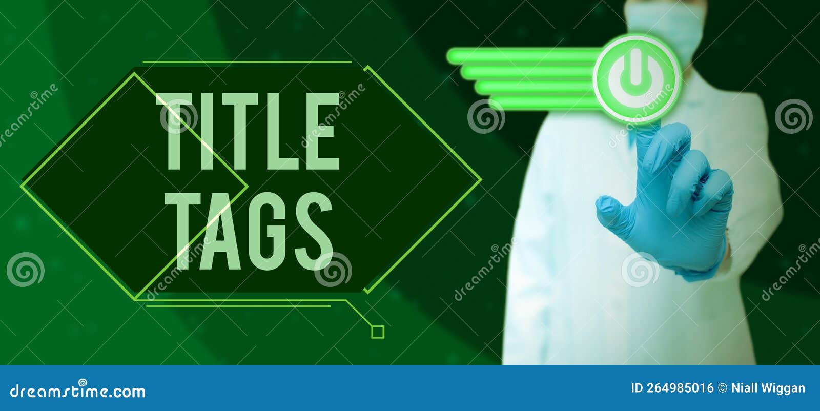 Writing Displaying Text Title Tags. Business Showcase the HTML Element ...