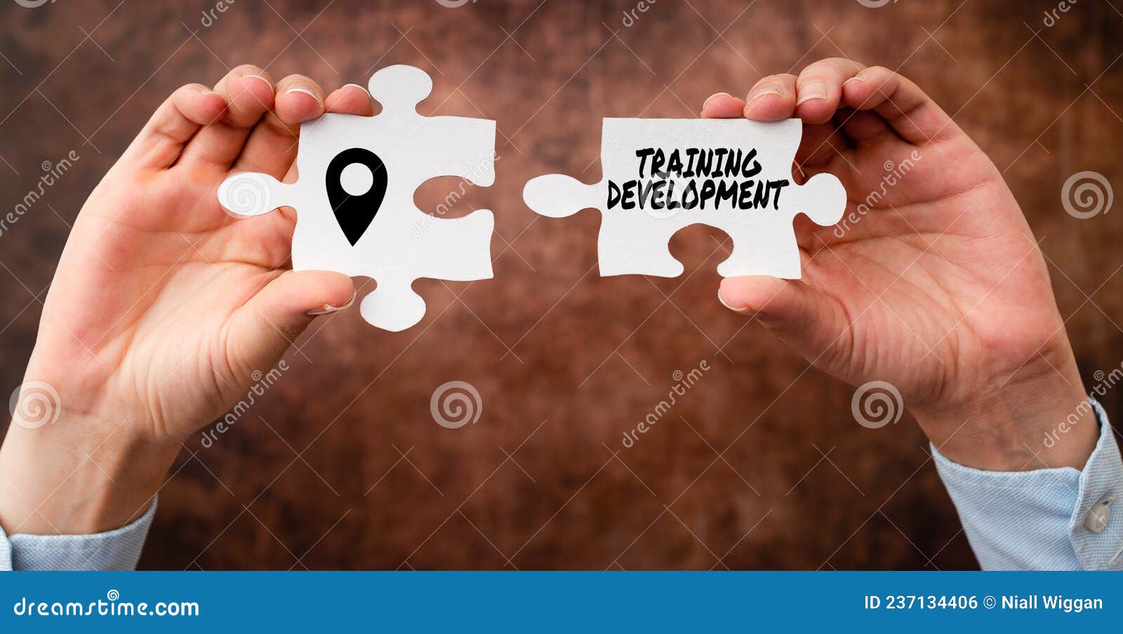 Sign Displaying Training Development. Business Idea Learn and Expand ...