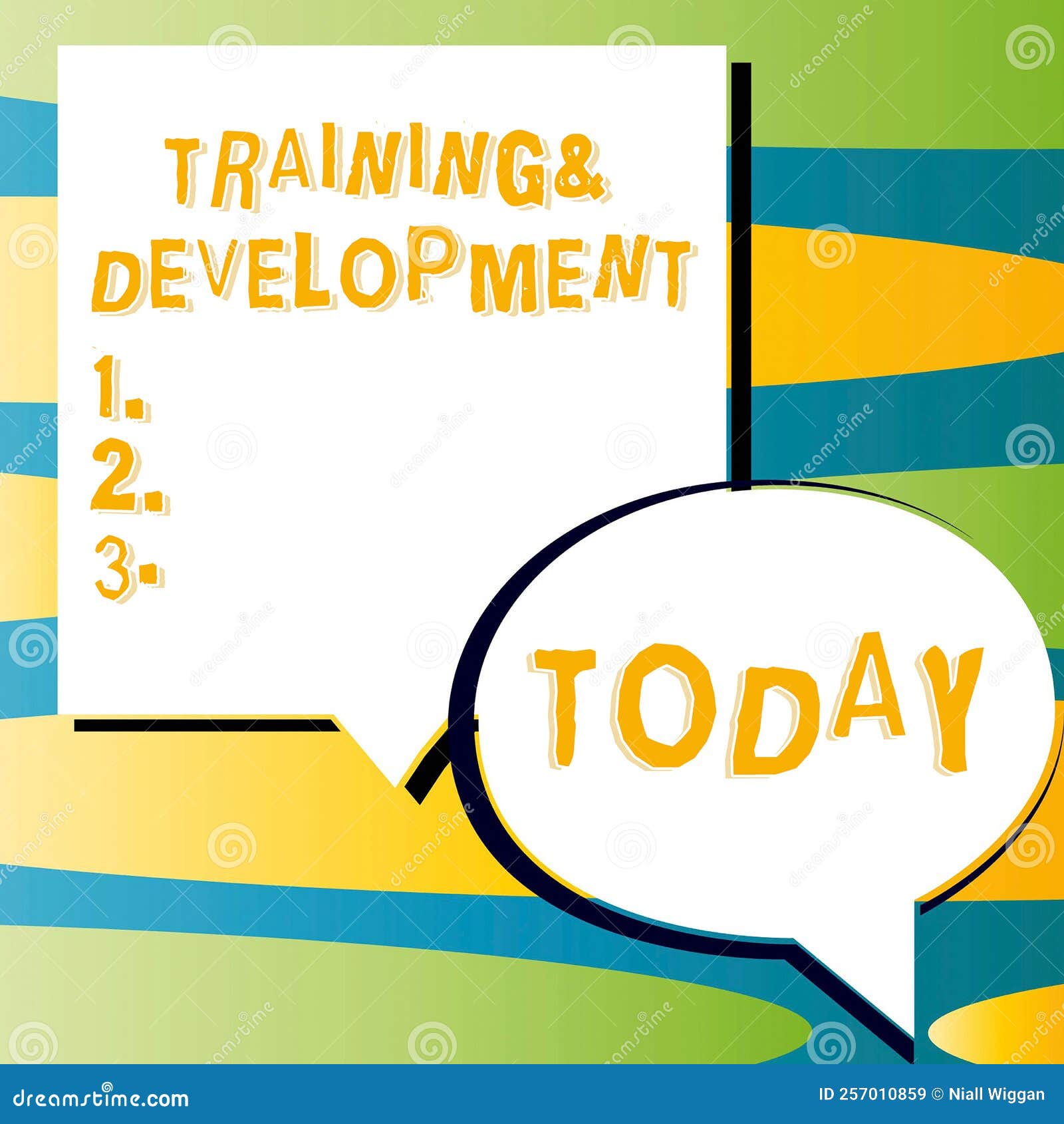 Sign Displaying Traininganddevelopment. Concept Meaning Organize ...