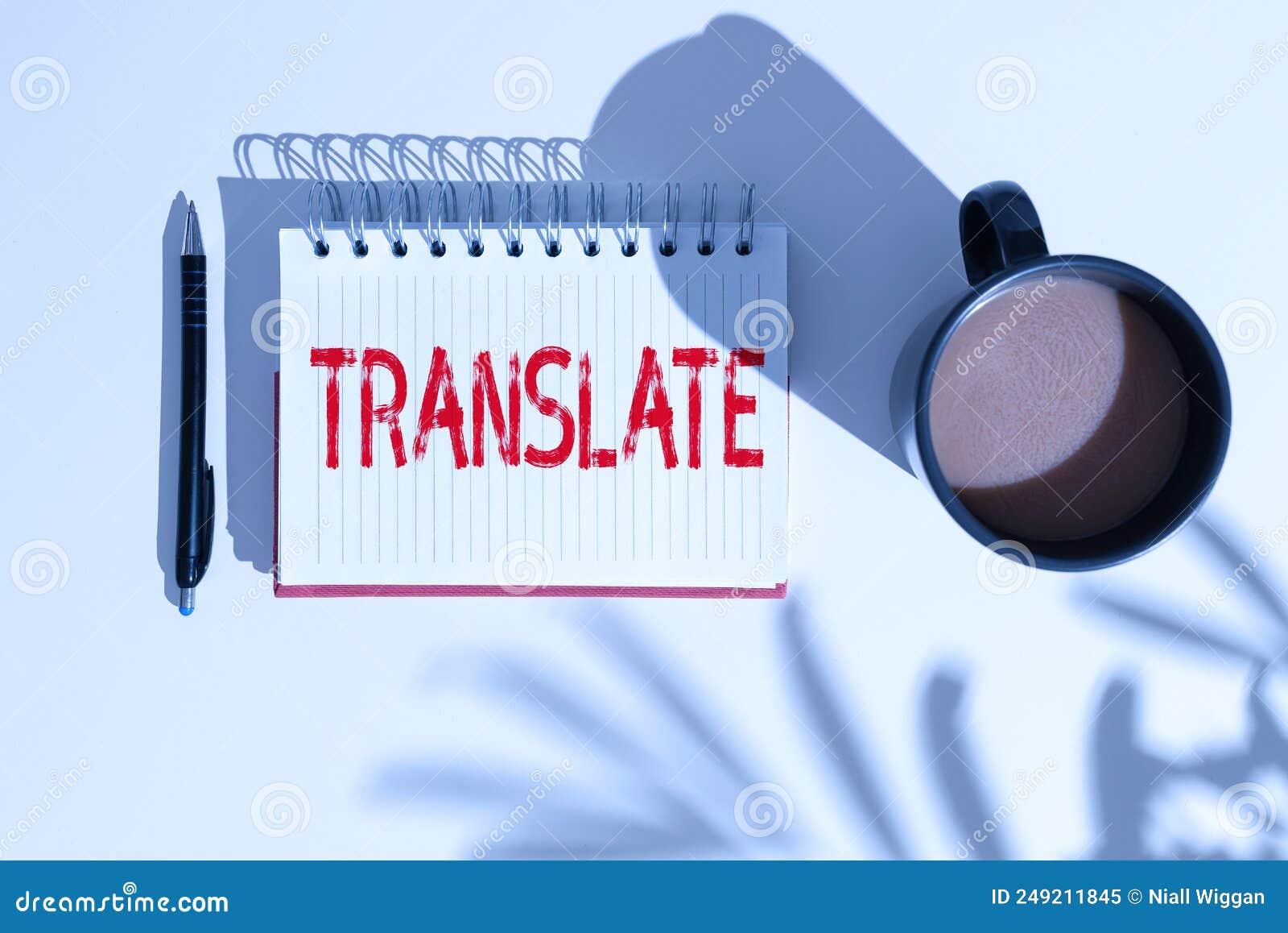 Sign Displaying Translate. Concept Meaning Another Word with Same ...