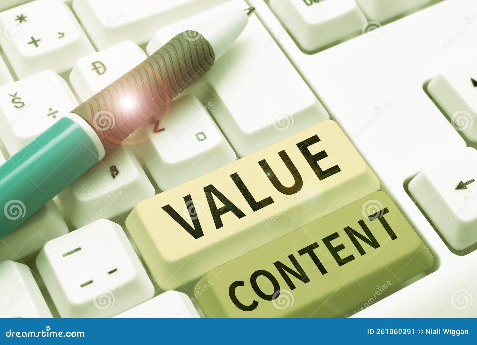 Sign Displaying Value Content. Word for Exclusive Details that a Client ...