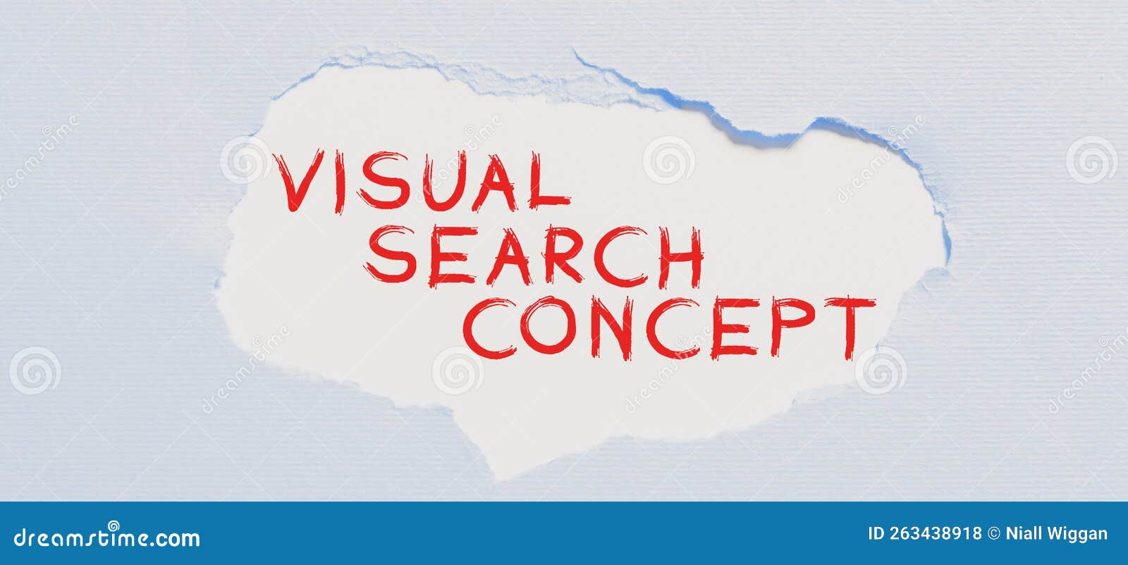 Sign Displaying Visual Search Concept. Concept Meaning Perceptual Task ...