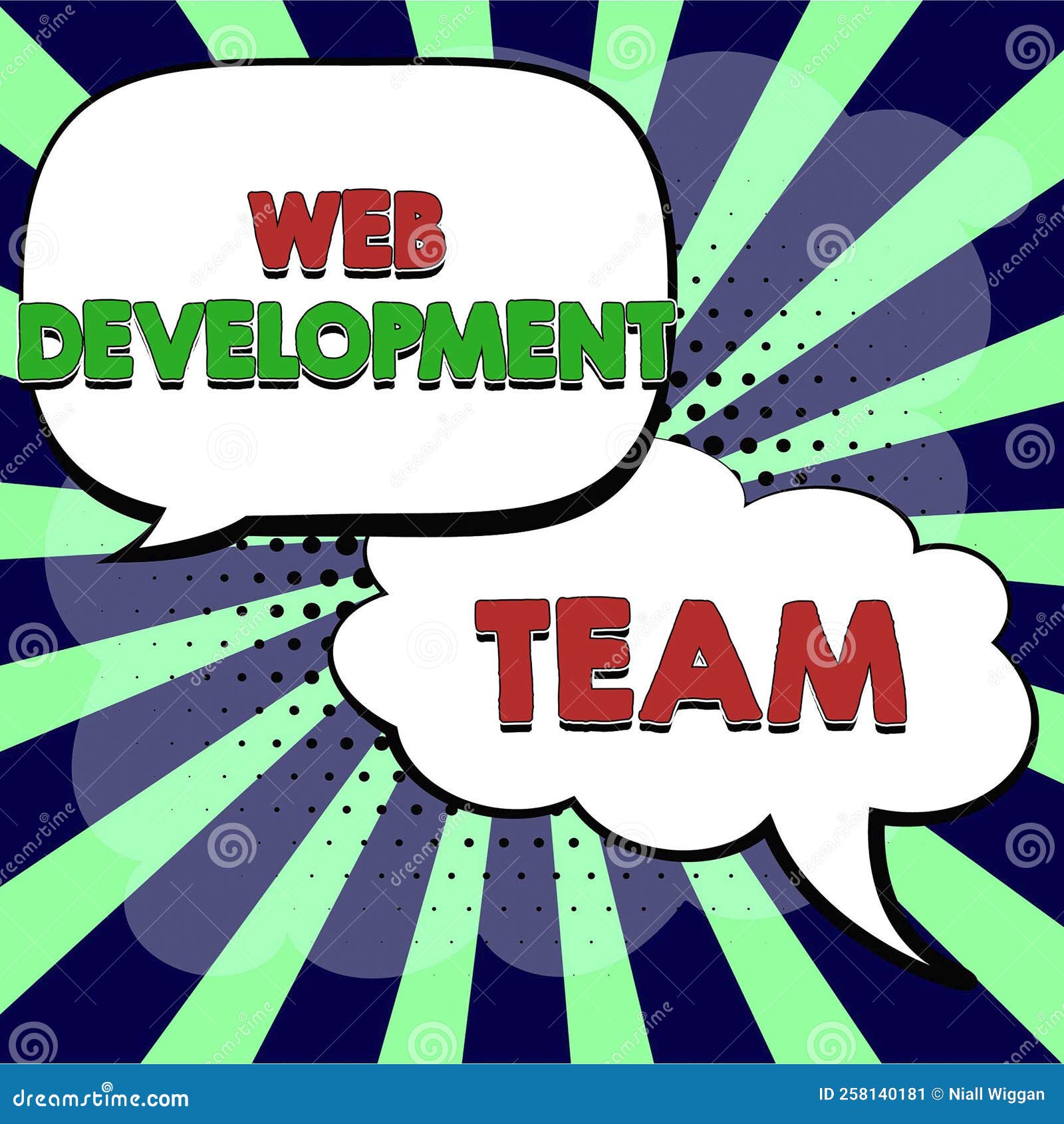 Sign Displaying Web Development Team. Conceptual Photo in Control of ...