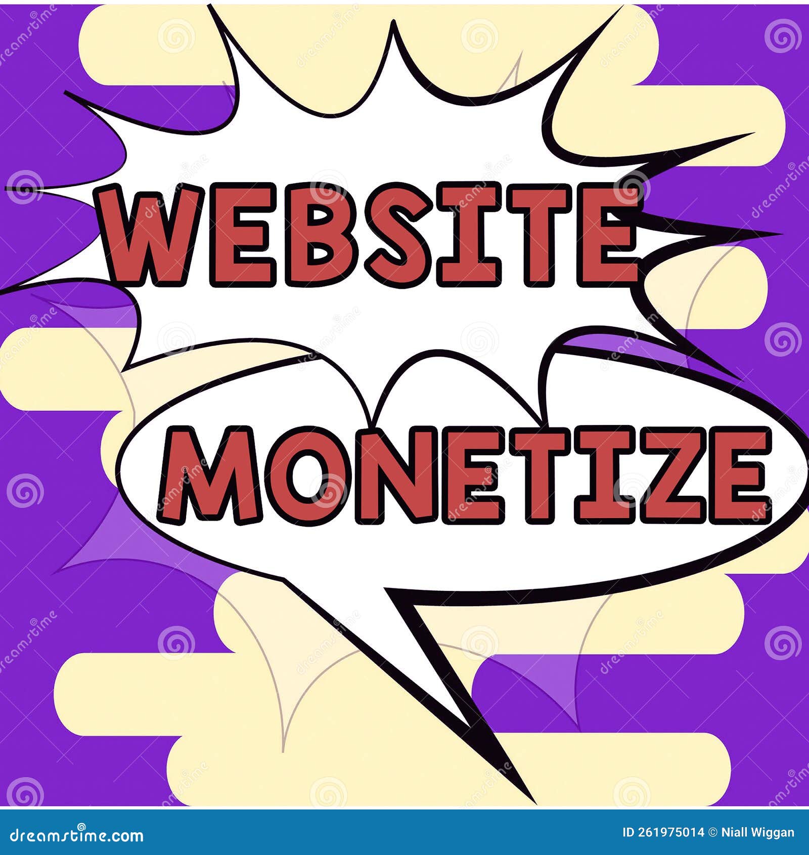 Monetize Word Magnifying Glass Vector Illustration | CartoonDealer.com ... Monetize Word Magnifying Glass Vector Illustration | CartoonDealer.com ...