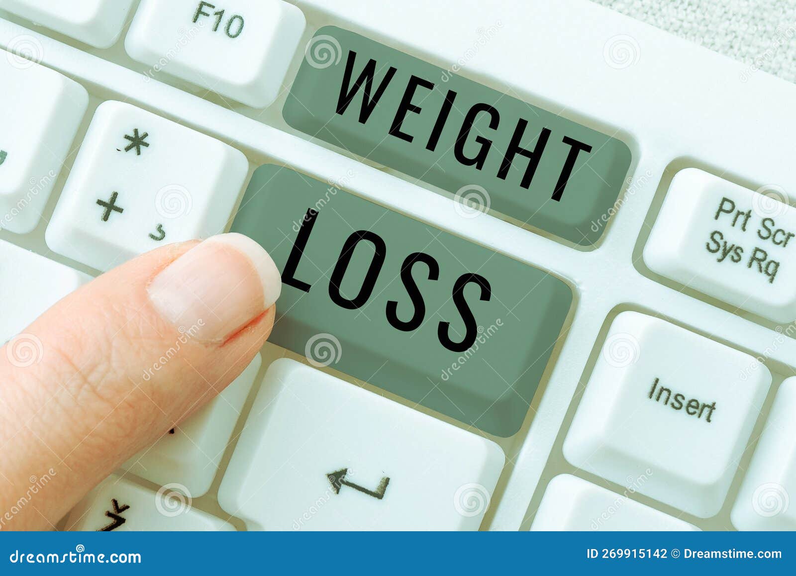 Text Showing Inspiration Weight Loss. Word for Decrease in Body Fluid ...