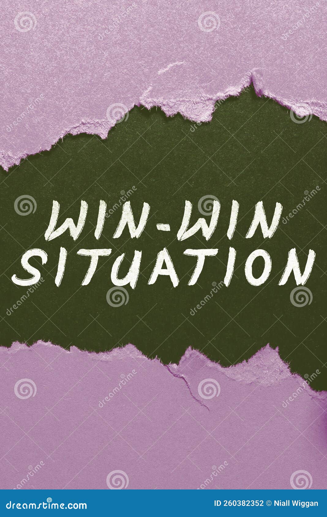 Sign Displaying Win Win Situation. Business Approach Time Allocated for ...