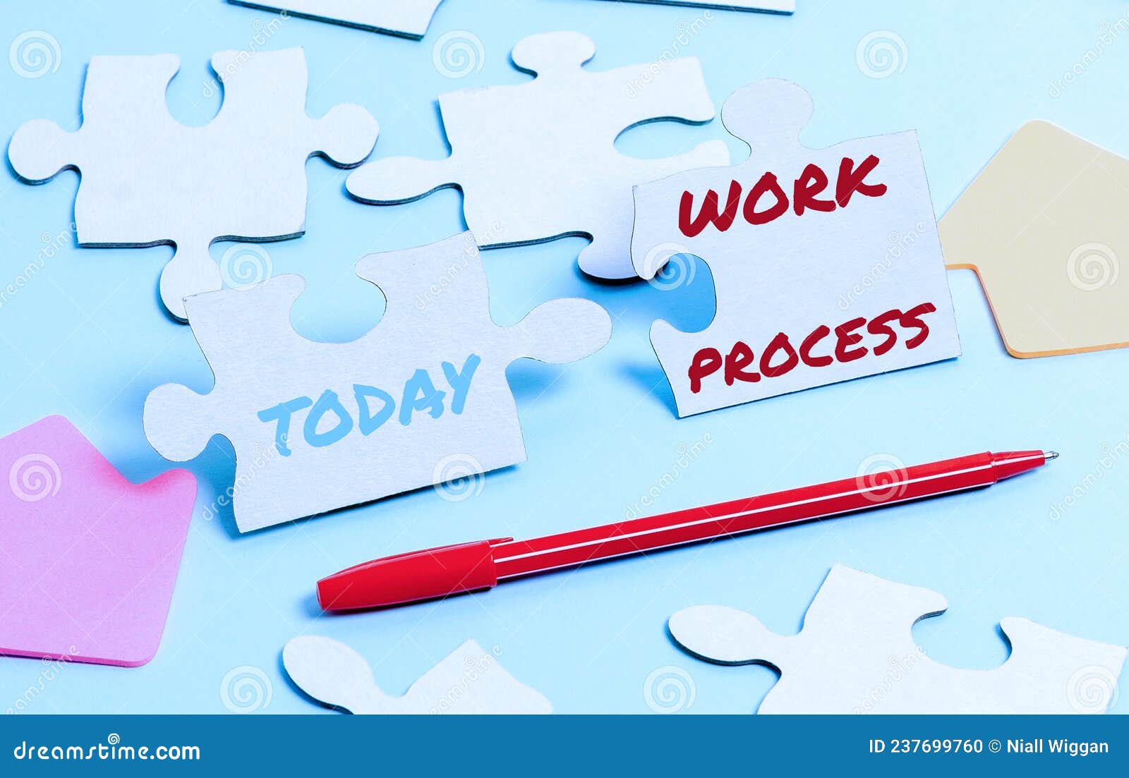 Sign Displaying Work Process. Word Written on Standard Procedures How ...