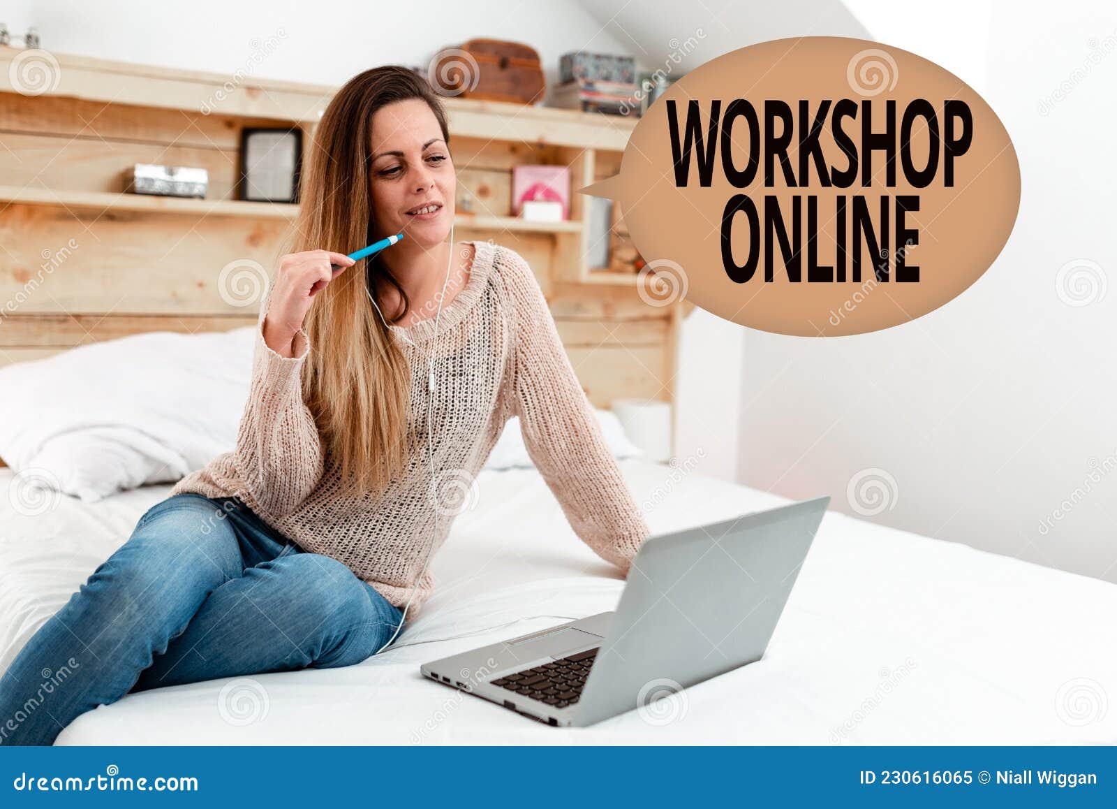 Sign Displaying Workshop Online. Business Showcase Group of Showing ...