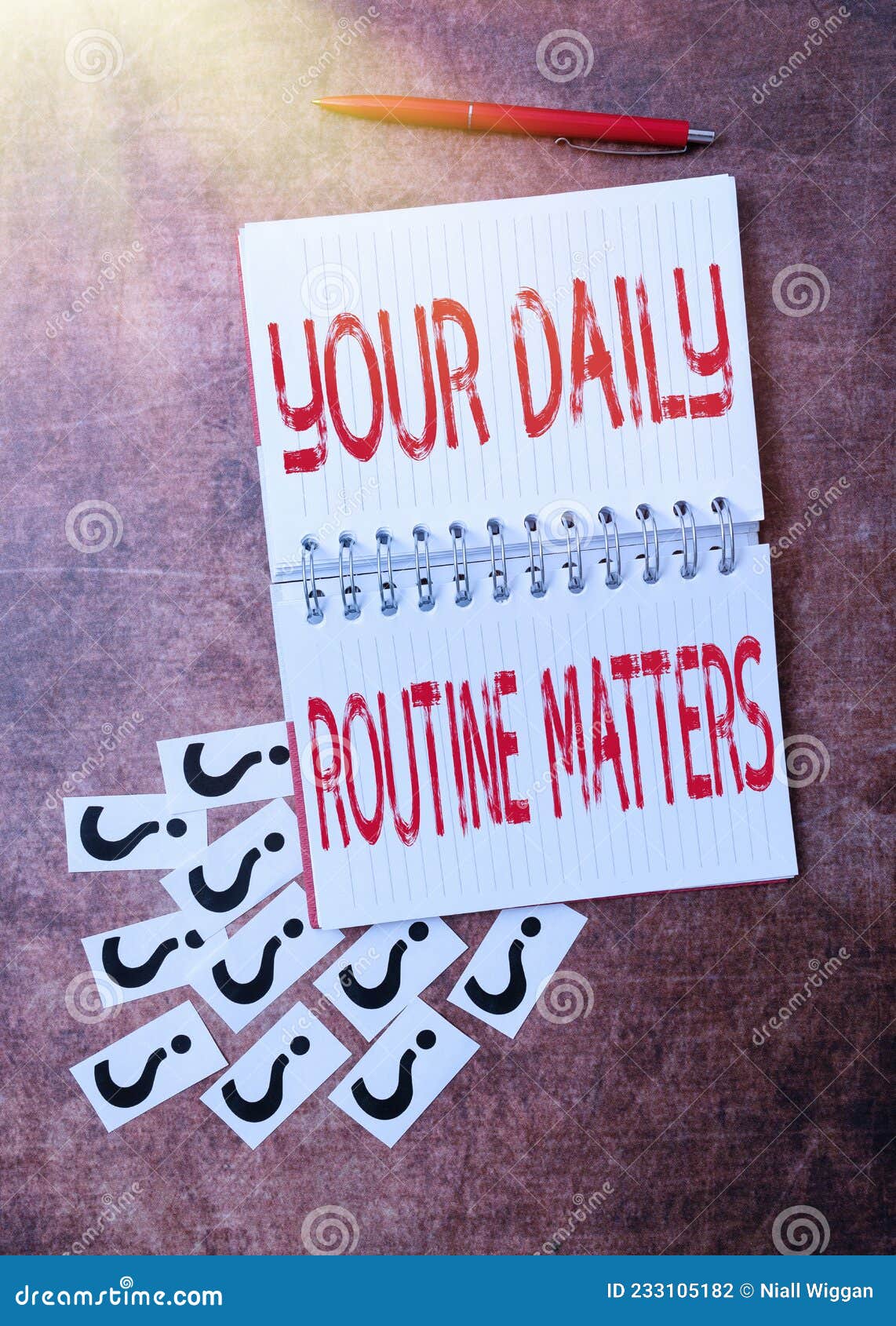 Sign Displaying Your daily Routine Matters. Business Showcase Practice ...