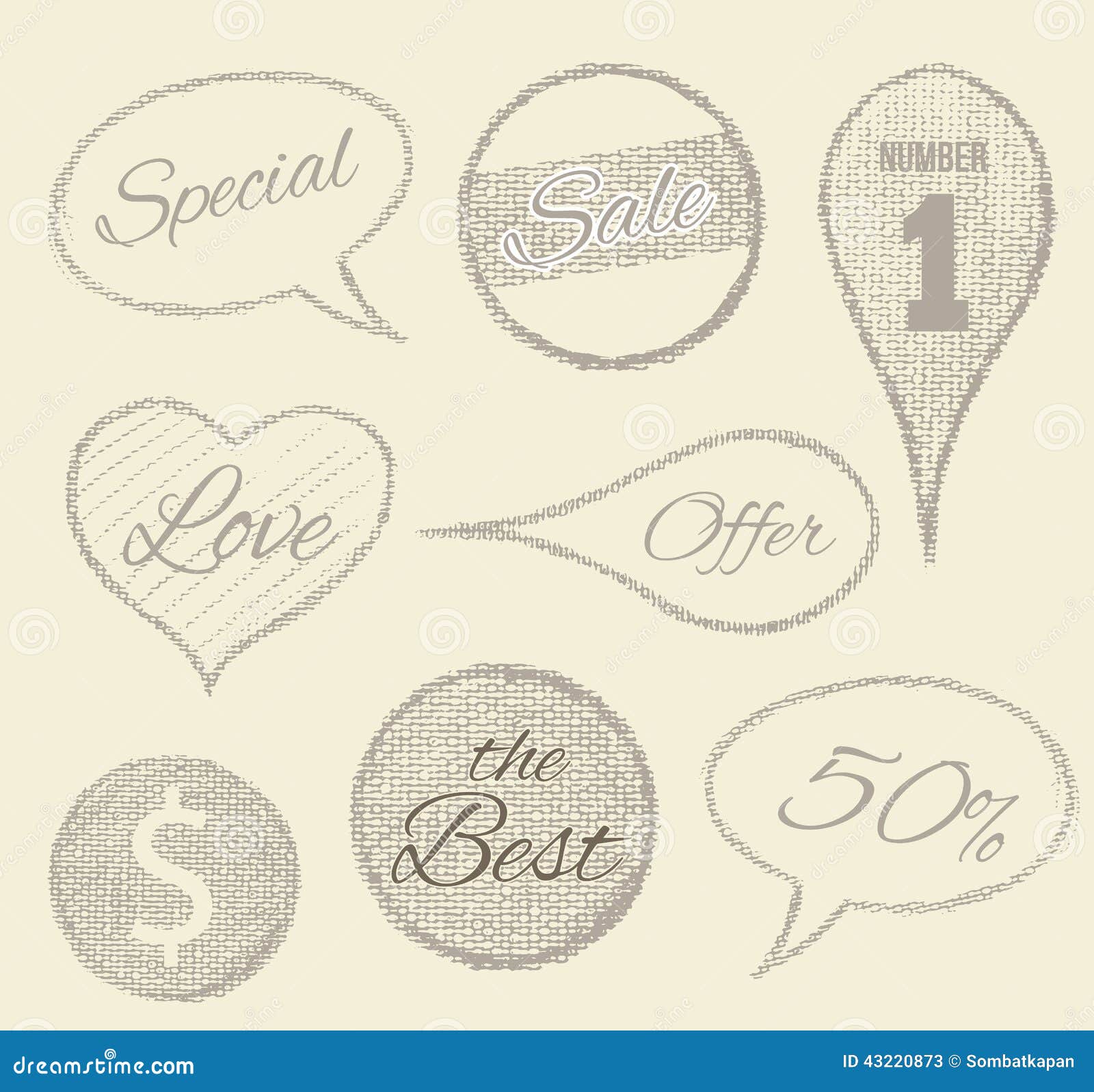 Sign drawing set stock vector. Illustration of element - 43220873