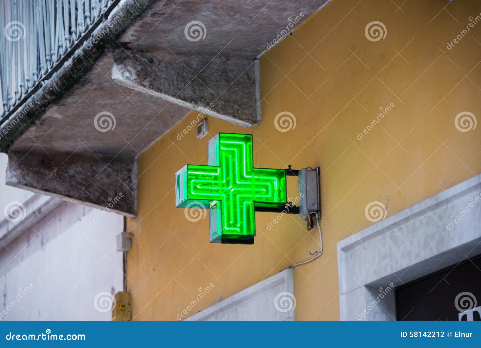 Sign of drugstore stock photo. Image of health, architecture - 58142212